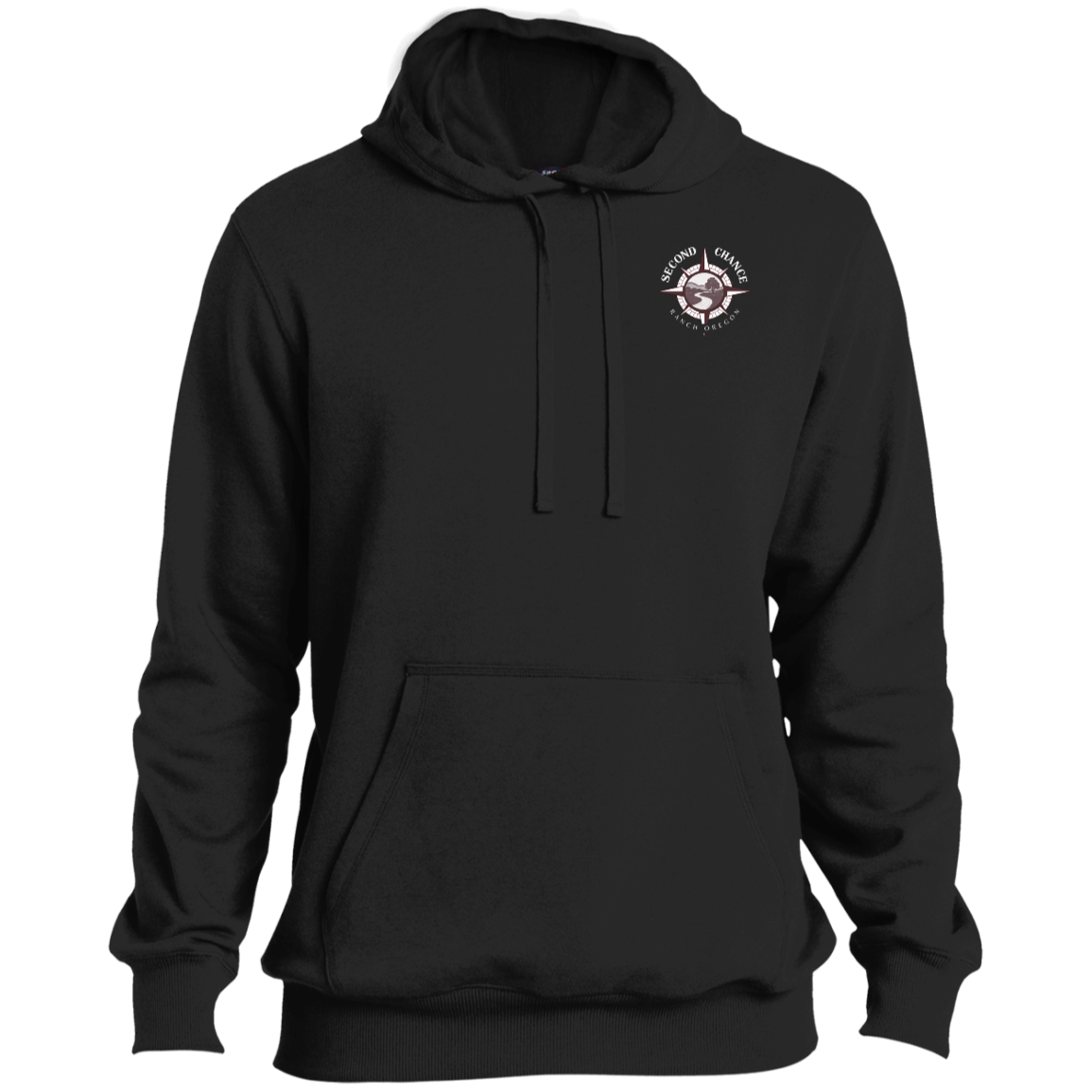 Second Chance Ranch Oregon Shoulder Logo Pullover Hoodie